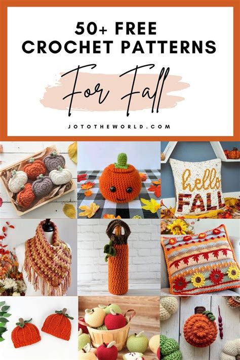 50 Free Fall Crochet Patterns