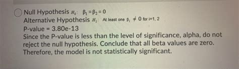 solved question 2 3 points the statsmodels ols method is