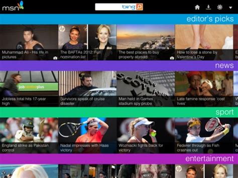 Design Your Tablet Interfaces For Horizontal Swiping
