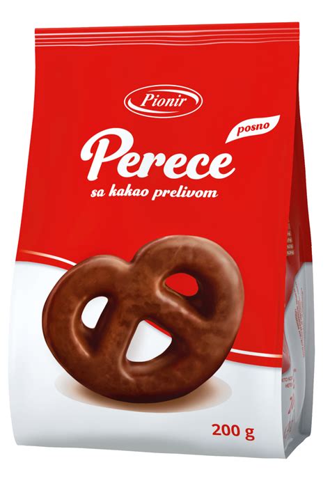 Čajne Perece Pionir Prelivene čokoladom 200g Cenoteka