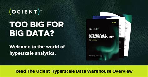 Ocient On Linkedin The Ocient Hyperscale Data Warehouse Overview
