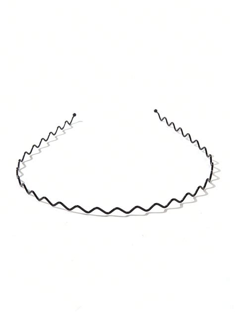 Set De 3 Aros De Metal Dorado Ondulados Y Delgados Para El Cabello De Mujer Diademas