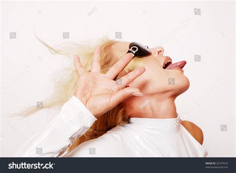 Sexy Fashion Model Sunglasses Foto Stok Shutterstock