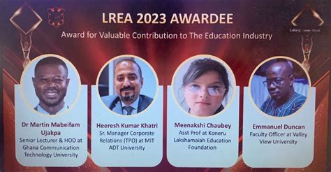 Congratulations To All Awardees Emmanuel Duncan