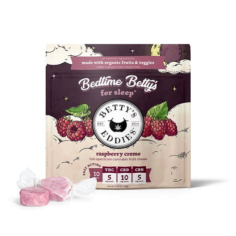 Bettys Eddies Bedtime Bettys Raspberry Creme [10pk] 50mg Thc