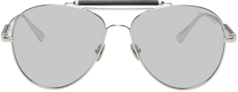 Tom Ford Silver Tom N16 Sunglasses Tom Ford