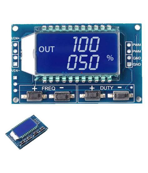 Buy XY LPWM Signal Generator PWM Pulse Frequency Duty Cycle Adjustable Module LCD Display Module