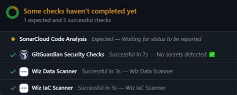 Sonarcloud Code Analysis Expected — Waiting For Status To Be Reported