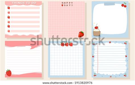 35 002 Note Pad Template Stock Vectors Images Vector Art Shutterstock