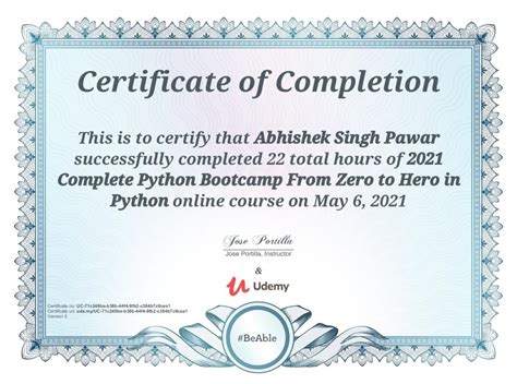 Abhishek Singh Pawar On Linkedin Pythonprogramminglanguage Python Certificateofcompletion