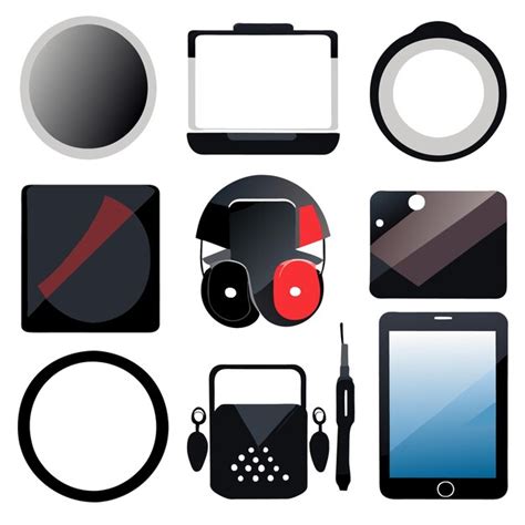 Premium Vector Tech Iconography In Vector Eps Vector Art