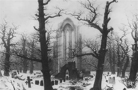 The Abbey In The Oakwood 1809 1810 Germany By Caspar David