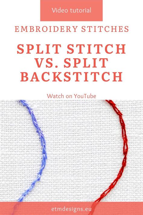 Split Stitch Vs Split Backstitch What Is The Difference