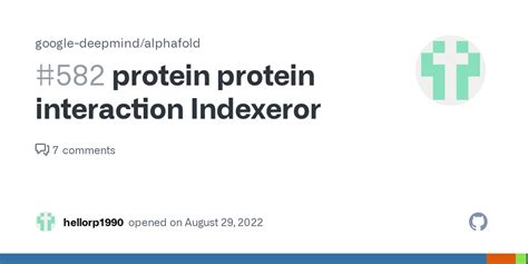 Protein Protein Interaction Indexeror Issue Google Deepmind Alphafold GitHub