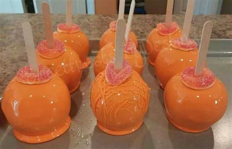 Peach Flavored Candy Apples