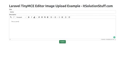 How To Integrate Tinymce Editor In Laravel Danatec