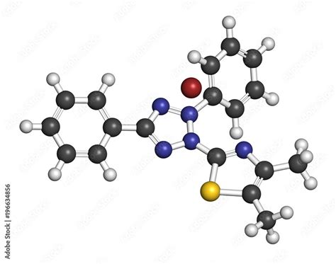 Mtt Yellow Tetrazole Dye Molecule Used In Mtt Assay Used To Measure Cytotoxicity And Cell