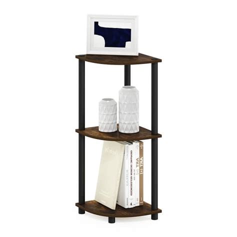 Furinno Turn N Tube 3 Tier Corner Display Rack Multipurpose Shelving