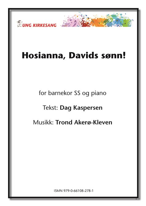 Hosianna Davids Sønn Kirkesangforlaget