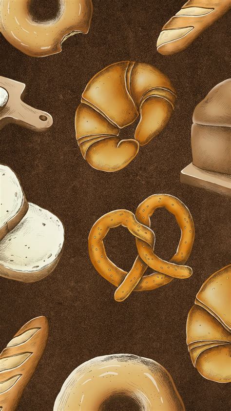 Cute Bread Wallpaper