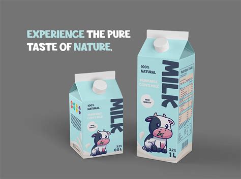 Milk Packaging Design Behance
