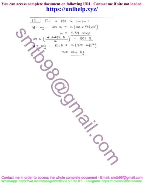 Hibbeler Structural Analysis Si 10th Ed Detailed Answers To Problems