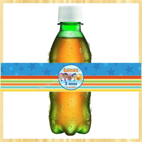 Adesivo Refrigerante Bubble Guppies Elo7 Produtos Especiais