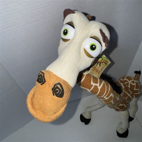 Dreamworks Madagascar 24” Melman The Giraffe Plush 2004 Nanco Posable Legs Nwt Ebay