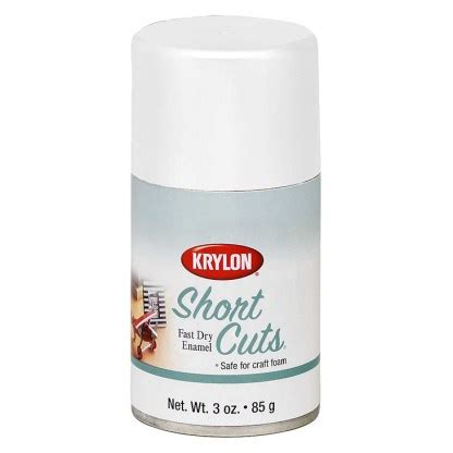 Krylon Short Cuts Aerosol Paints Flat White аэрозольная краска