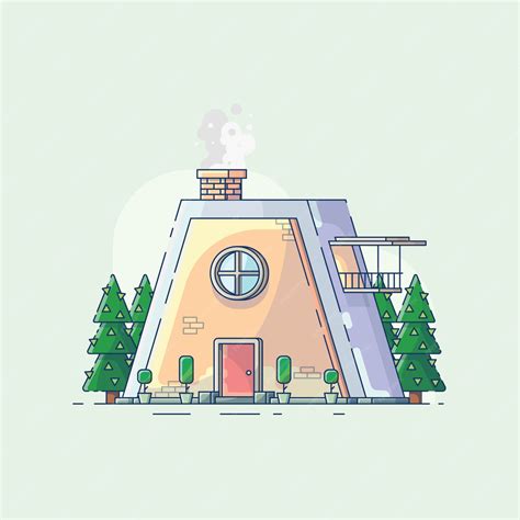 Premium Vector House Flat Design