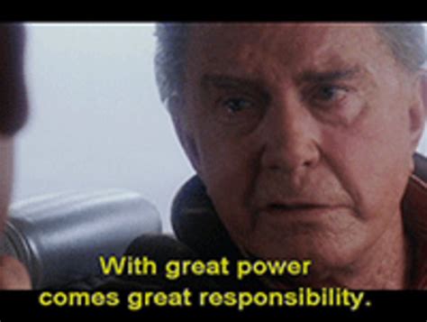 Spiderman Quotes With Great Power Comes Great Responsibility