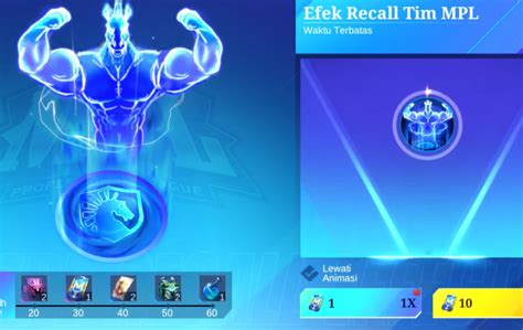 Harga Efek Recall Tlph Mobile Legends Terbaru Gimana Cara Dapatnya