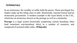 Understanding Government And Governmental System Pptx