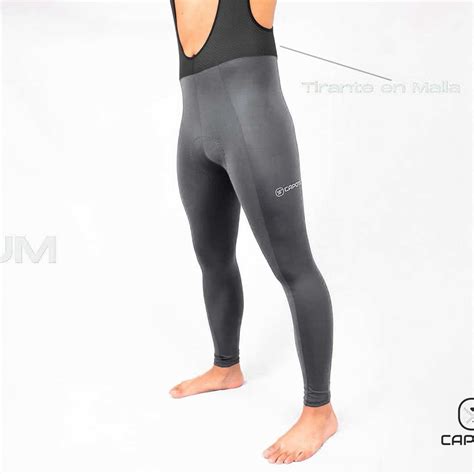 Licra Hombre Larga Premium Plus Gris Capote Tienda Cardenas