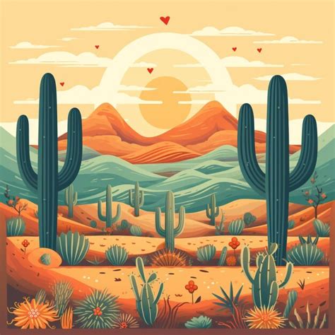 Premium Ai Image Flat Design Colorful Mexican Background Theme