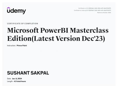 Sushant Sakpal On Linkedin Powerbi Udemycertification Dataanalysis