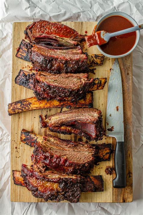 Easy Bbq Beef Plate Ribs Oven To Grill Recipe Meiko And The Dish