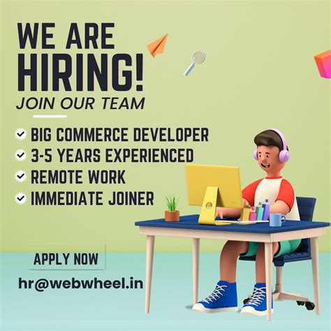 Bigcommerce Hiring Webdevelopment Ecommercejobs Ecommerce Ginni Bajaj