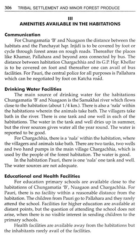 Tribal Settlement And Minor Forest Produce Tribal Life In India