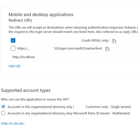 C Login To Single Tenant App In Entra External Id Tenat With