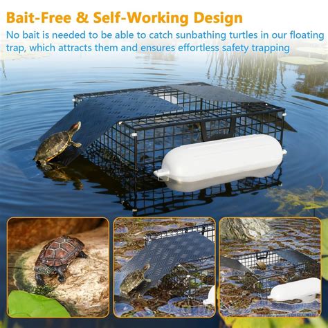 Floating Turtle Trap For Outdoor Water Solutions Humane Snapping