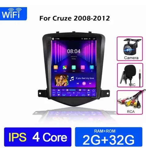 Central Multimídia Tesla Para Cruze 2012 A 2015 10 Polegadas Parcelamento Sem Juros