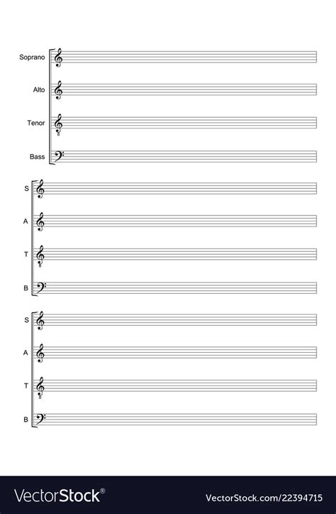 Printable Blank Piano Music Sheets