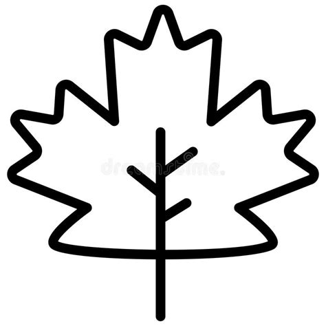 Leaf Vector Outline Icon Modern Thin Line Symbols Collection Of