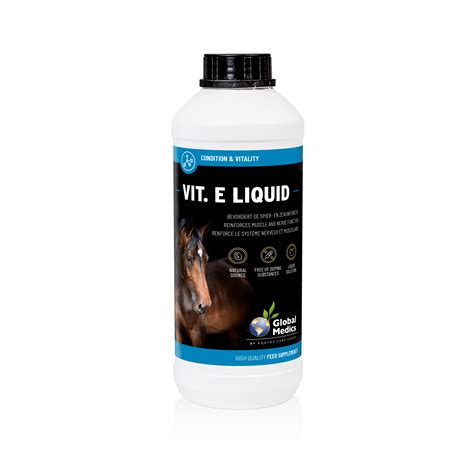 Vit E Liquid Vitamine E Supplement Voor Paarden Global Medics
