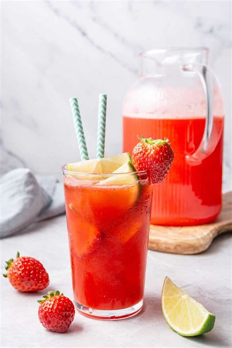 Strawberry Agua Fresca Food Faith Fitness