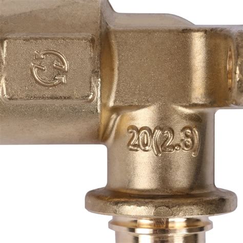 Водорозетка 20 x 1/2" ВР аксиальная с длинным патрубком для труб PE-X ...