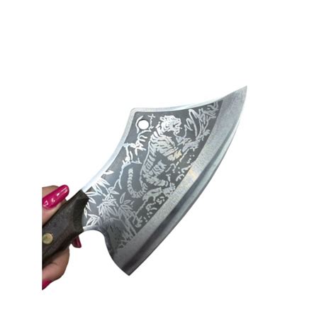 Faca Cutelo Açougueiro Profissional 8 Polegadas Bainha 7302 Ht Importech