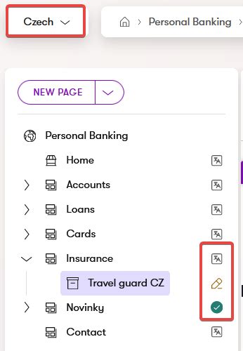 Multilingual Variant Of A Page Xperience By Kentico Guides
