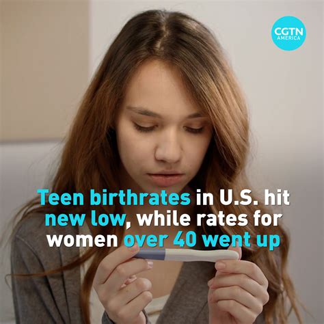 Teen Birthrate In Us Drops To Lowest Level Cgtn